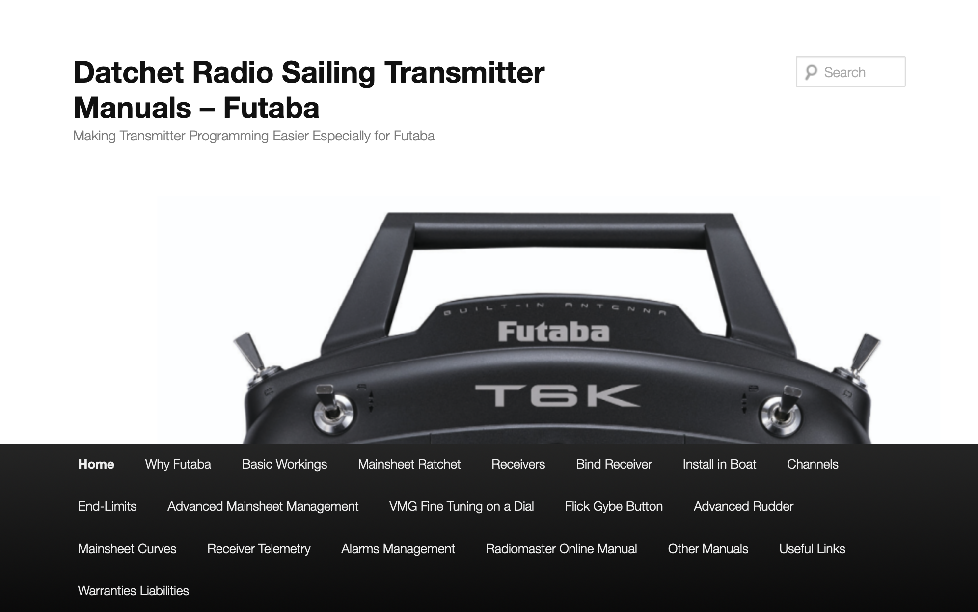 Futaba : Advanced Transmitter Guide for Radio Sailing | Datchet Radio ...